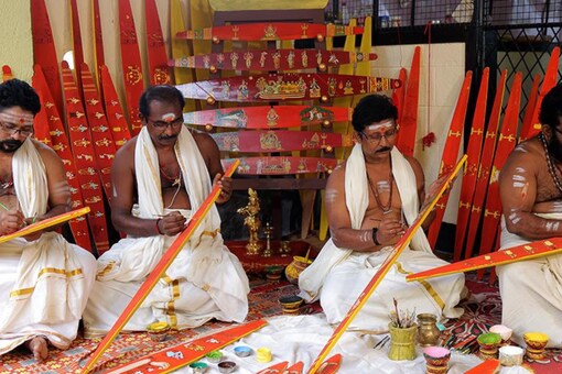 Ceremonial Bow 'Onavillu' Presented to Ayodhya's Ram Mandir by Kerala's ...