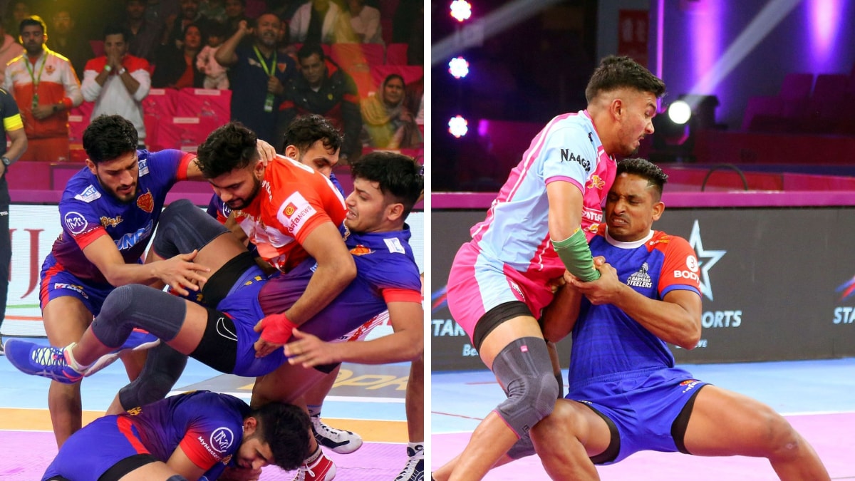 PKL 10: Gujarat Giants Defeated Dabang Delhi KC 31-26, Jaipur Pink Panthers Beat Haryana ...