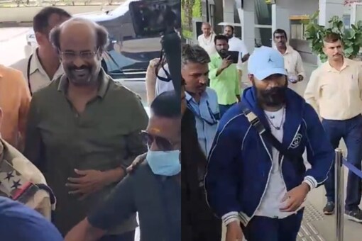 Rajinikanth, Dhanush Spotted at Airport as They Leave For Ayodhya Ahead ...