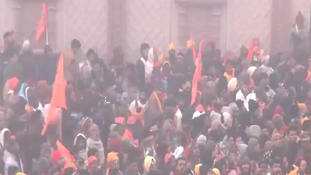 Watch: Thousands Of Devotees Queue Up As Ayodhya Ram Temple Opens Doors ...