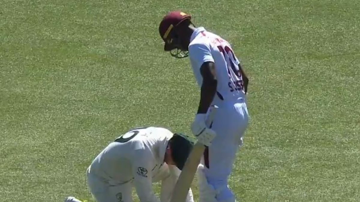 After Getting Dismissed by Shamar Joseph in 1st Innings, Smith Wins ...