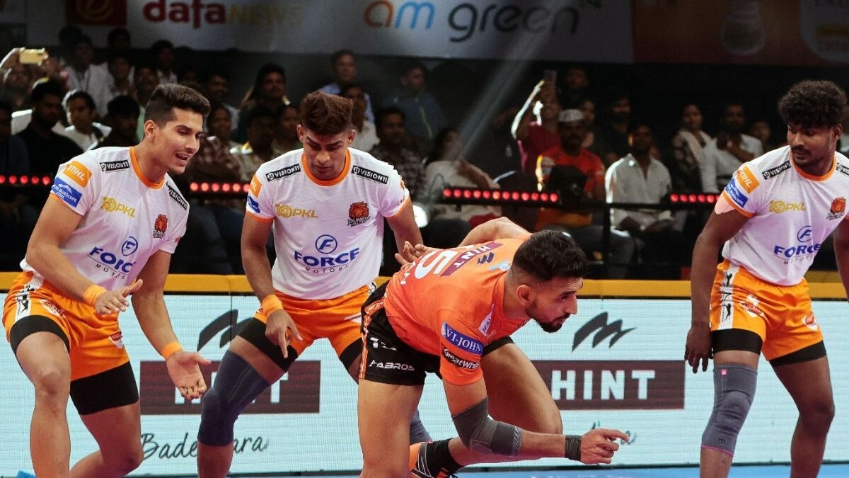 PKL: Guman Singh Claims 15 Points as U Mumba and Puneri Paltan Play Out ...