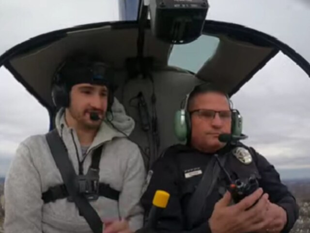 YouTuber Takes Retiring Cop on a Helicopter Ride, Films Wholesome ...