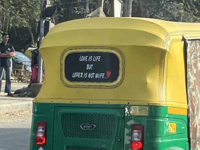 Bengaluru Auto's 'Love is Life but...' Quote isn't the Motivation You ...