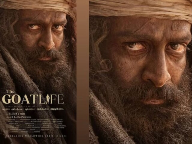 Prabhas Unveils First Look Of Prithviraj Sukumaran From Aadujeevitham ...