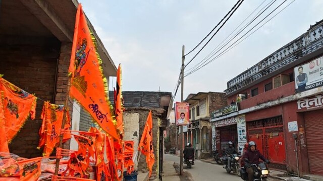 Smeared in Blood in 1990 Firing, Ayodhya’s Shaheed Gali Goes Saffron ...