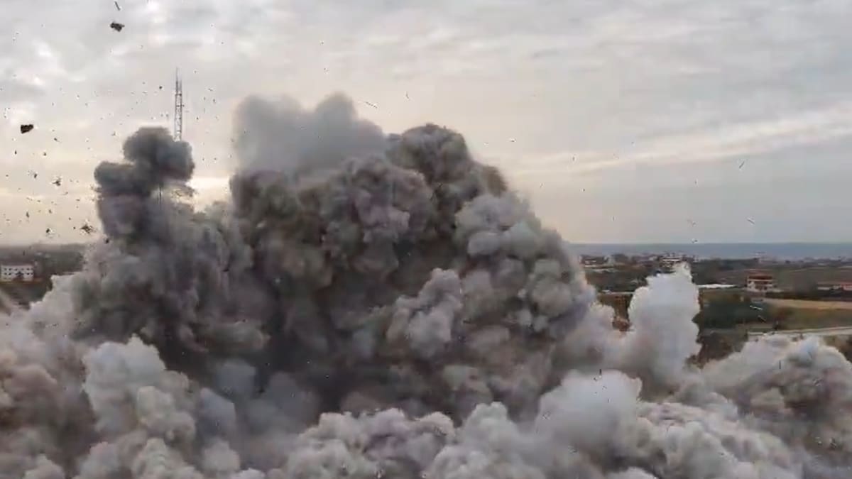 Watch: Israel Accused Of Destroying Gaza's Al-Israa University, Drone ...