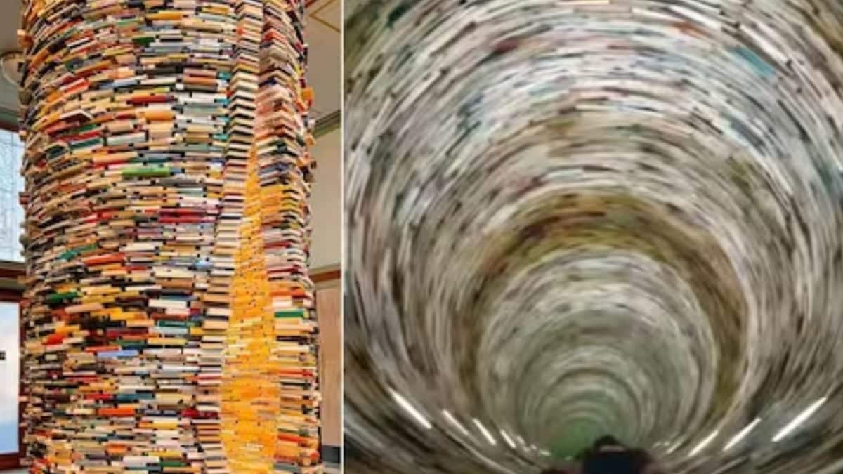 In Prague’s Municipal Library, The Secret Infinity Tower Amuses Visitors With Its Optical ...