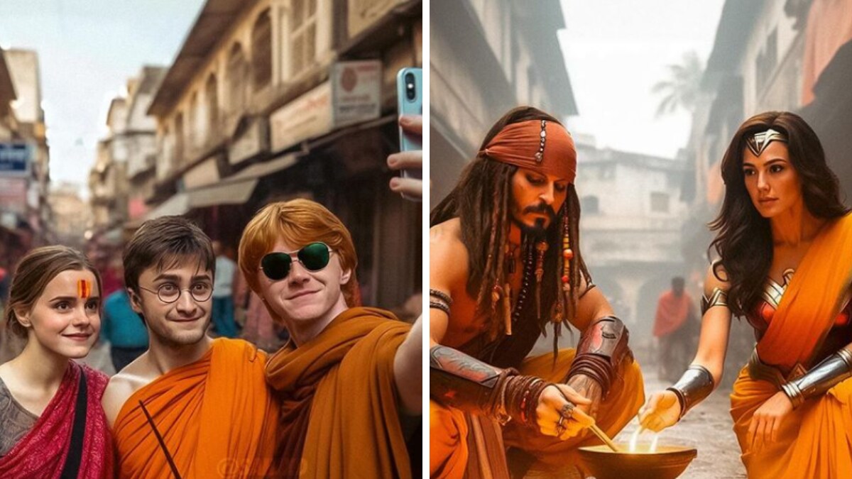 AI Photos Show Harry Potter, Wonder Woman And Batman Visiting Ayodhya ...