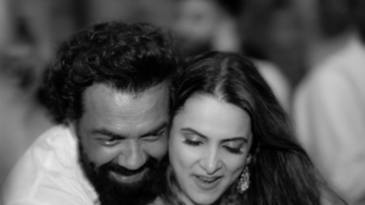 Bobby Deol Hugs Wife Tania Deol And Calls Her 'The Love Of My Life ...