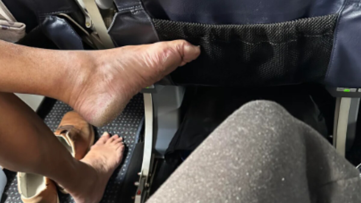 Passenger Shares Unpleasant Experience After Co-Flyer Shoves Foot Into ...