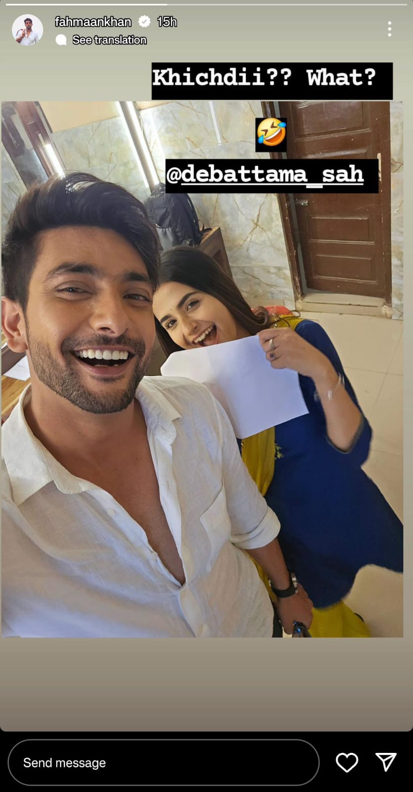 Imlie Actor Fahmaan Khan To Collaborate With Debattama Saha? Here's What We Know | Entertainment ...