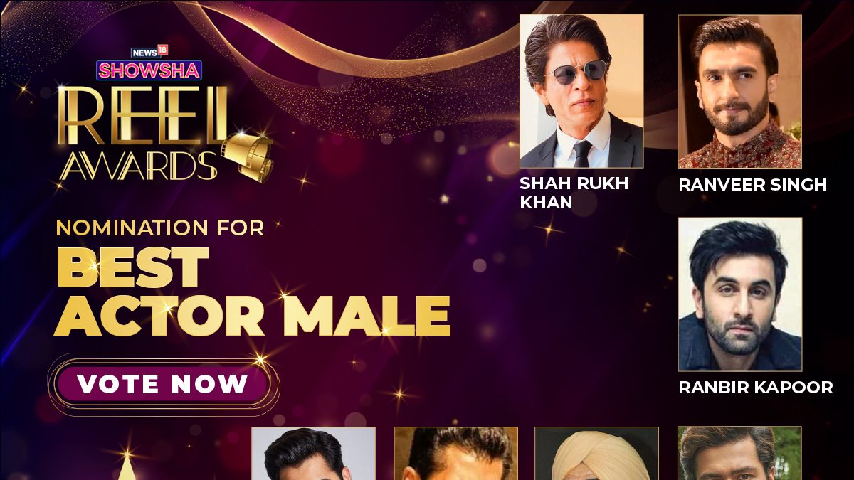 Showsha Reel Awards 2024 - Best Actor: Ranveer Singh to Shah Rukh Khan ...