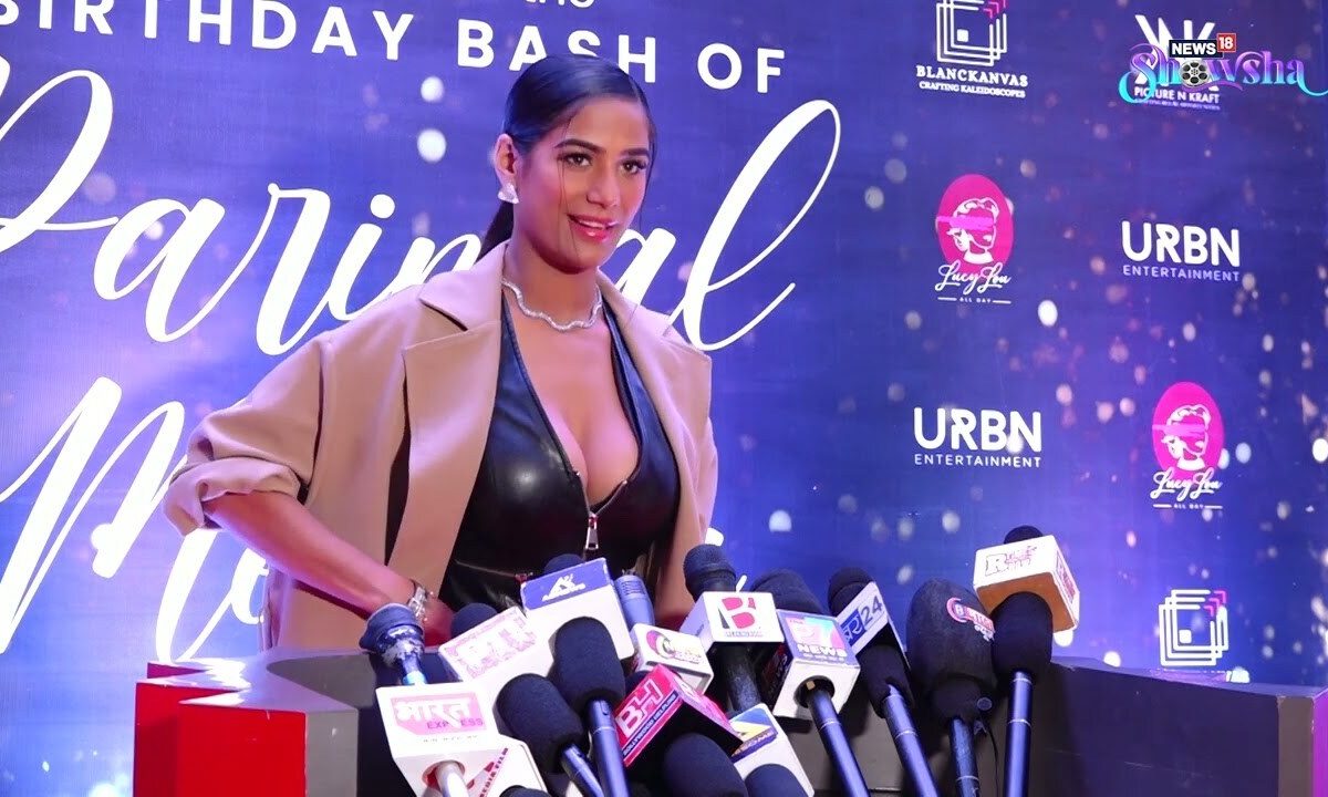 Poonam Pandey's Last Interview At Parimal Mehta's Birthday Bash I Watch - News18