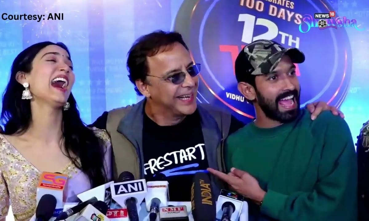 Vikrant Massey, Medha Shankr Celebrate 100 Days Of 12th Fail With Real ...