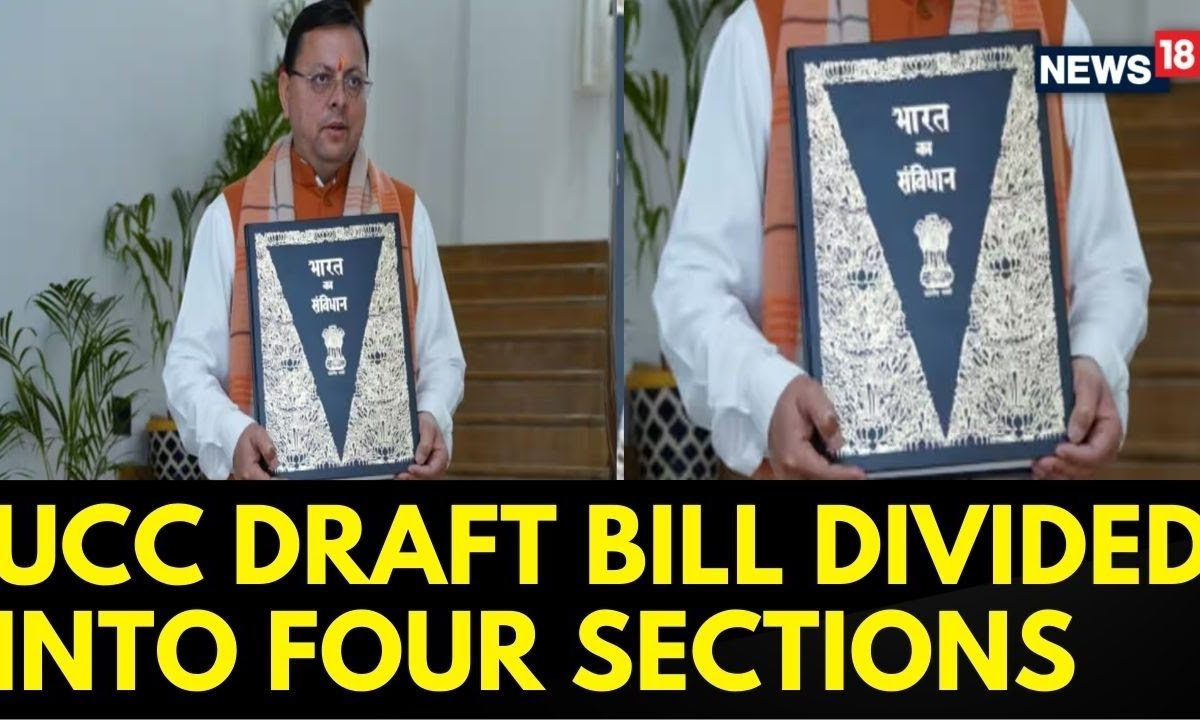 UCC Draft Bill Decoded | Divided Into Four Sections With One Hundred ...