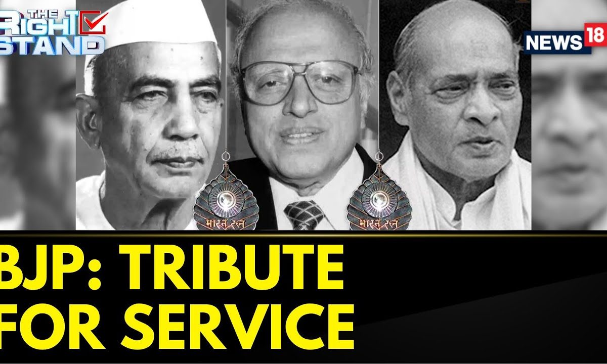 Bharat Ratnas Feting Icons Or Signposting For Votes? | Bharat Ratna ...