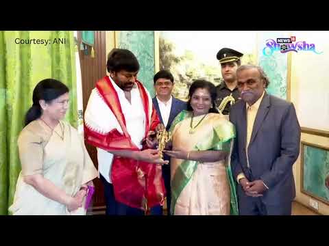 Chiranjeevi Gets Felicitated By Telangana Governer Over His Padma Vibhushan Honour | WATCH - News18