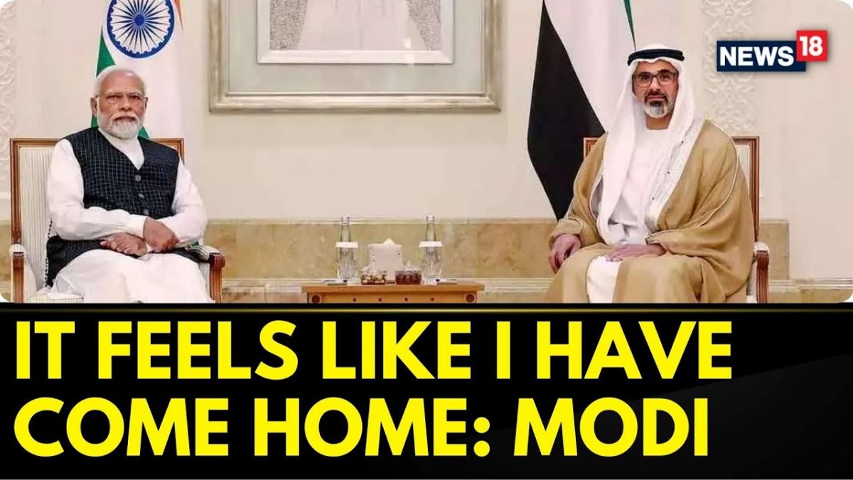 Modi In UAE | PM Modi Holds Bilateral Talks With UAE President Zayed Al ...