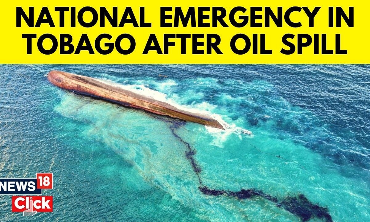 Trinidad And Tobago Oil Spill Shipwreck Causes Oil Spill Off Trinidad