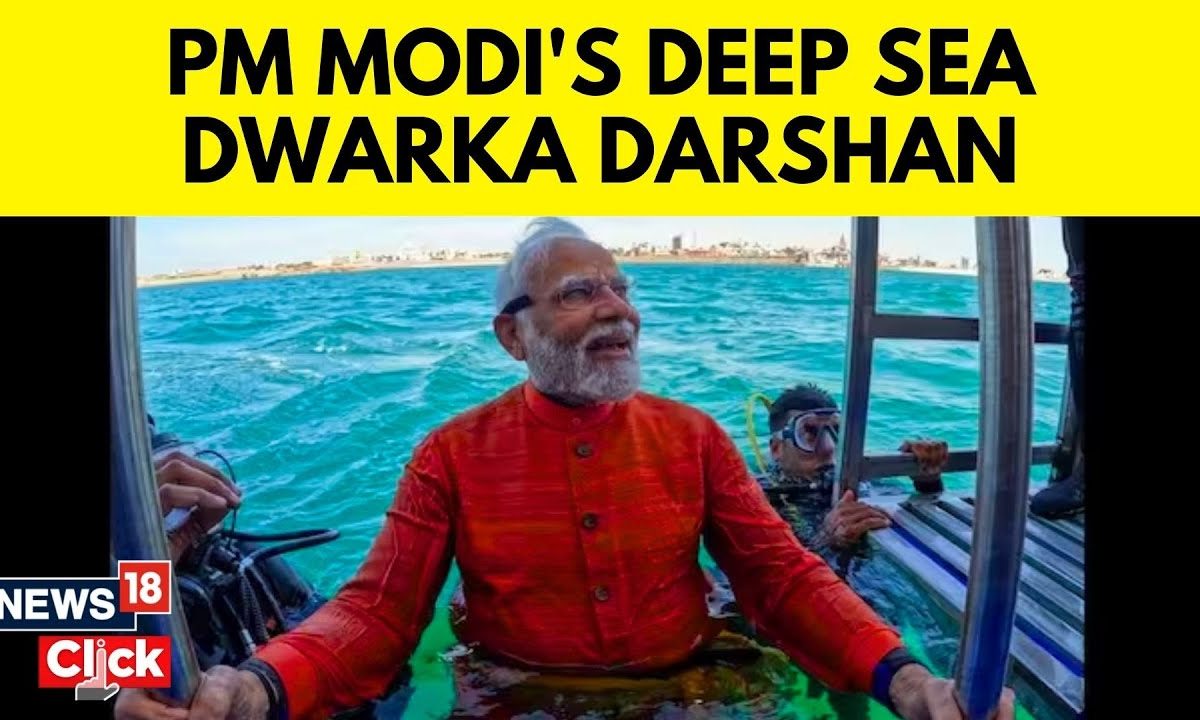 PM Modi Dives Down To Submerged City Of Dwarka, Offers Prayers ...