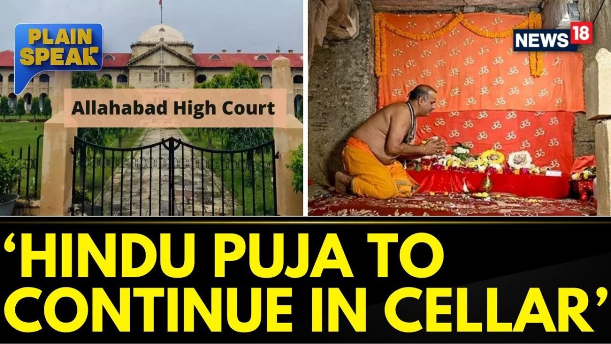 Gyanvapi Masjid | Hindu Puja To Continue In Cellar As Allahabad HC ...