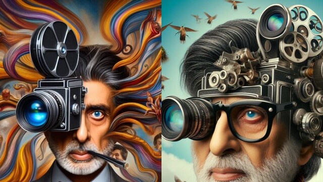 Amitabh Bachchan Drops 'Self-Made' AI Photos of Himself To Celebrate 55 ...