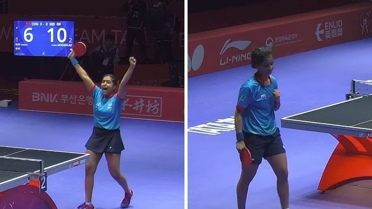 World Table Tennis Team Championships: Ayhika Mukherjee and Sreeja Akula Stun World No 1 and 2 ...