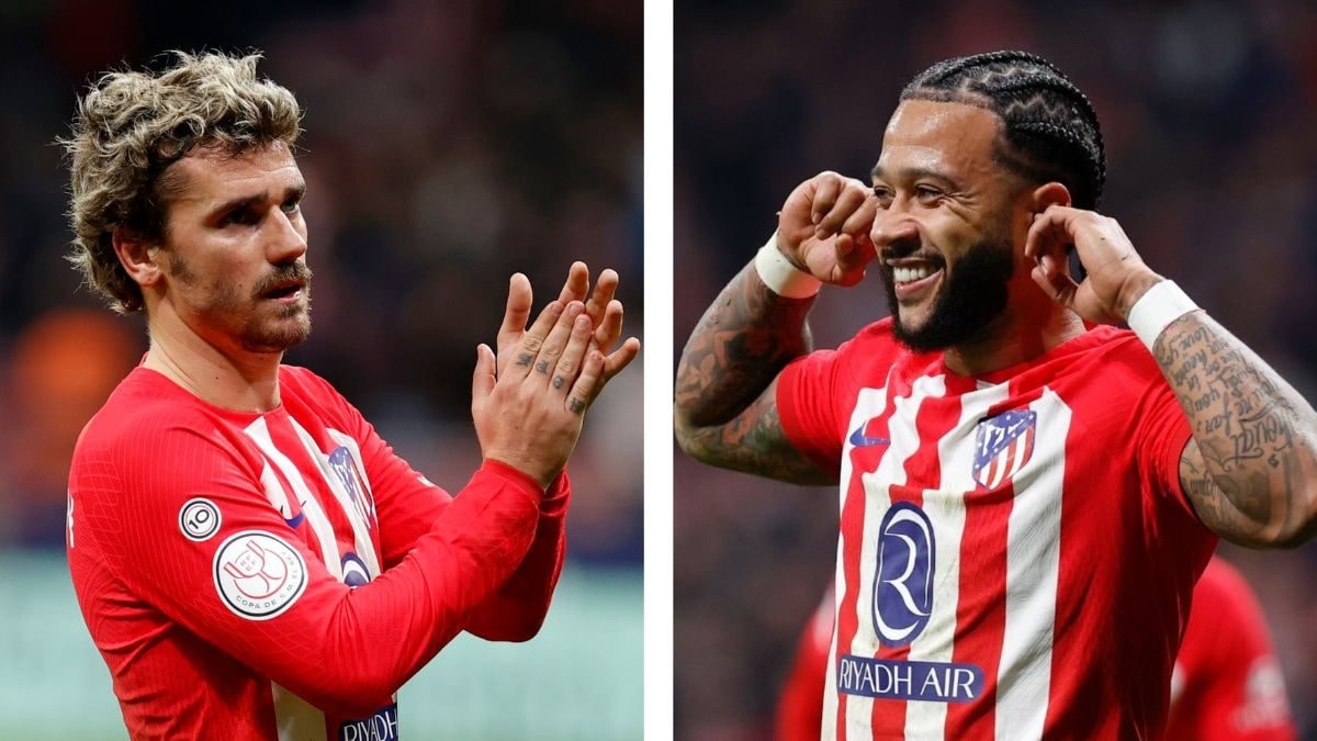 Watch Memphis Depay Presents Antoine Griezmann With Nba Style Ring