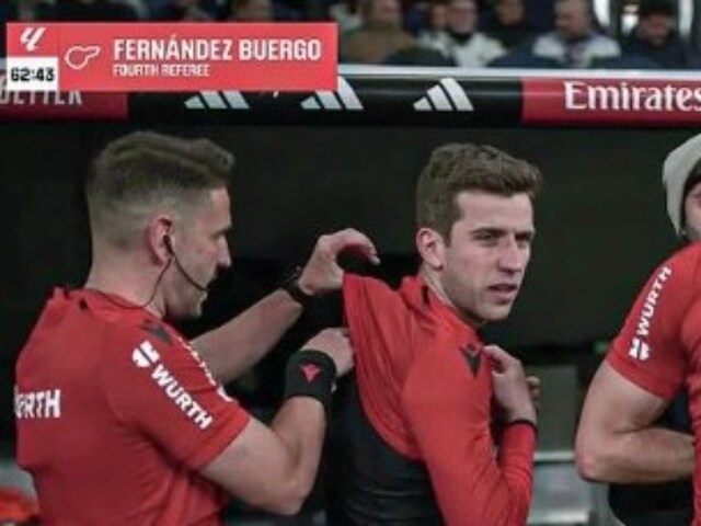 Referee Gets Injured, Replaced By Fourth Official During La Liga Game ...