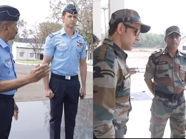 Hrithik Roshan Shares BTS Video of Squadron Leader Patty’s Journey ...