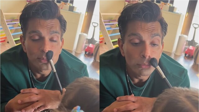 Karan Singh Grover Turns Muse For Daughter Devi, Bipasha Basu Shares ...