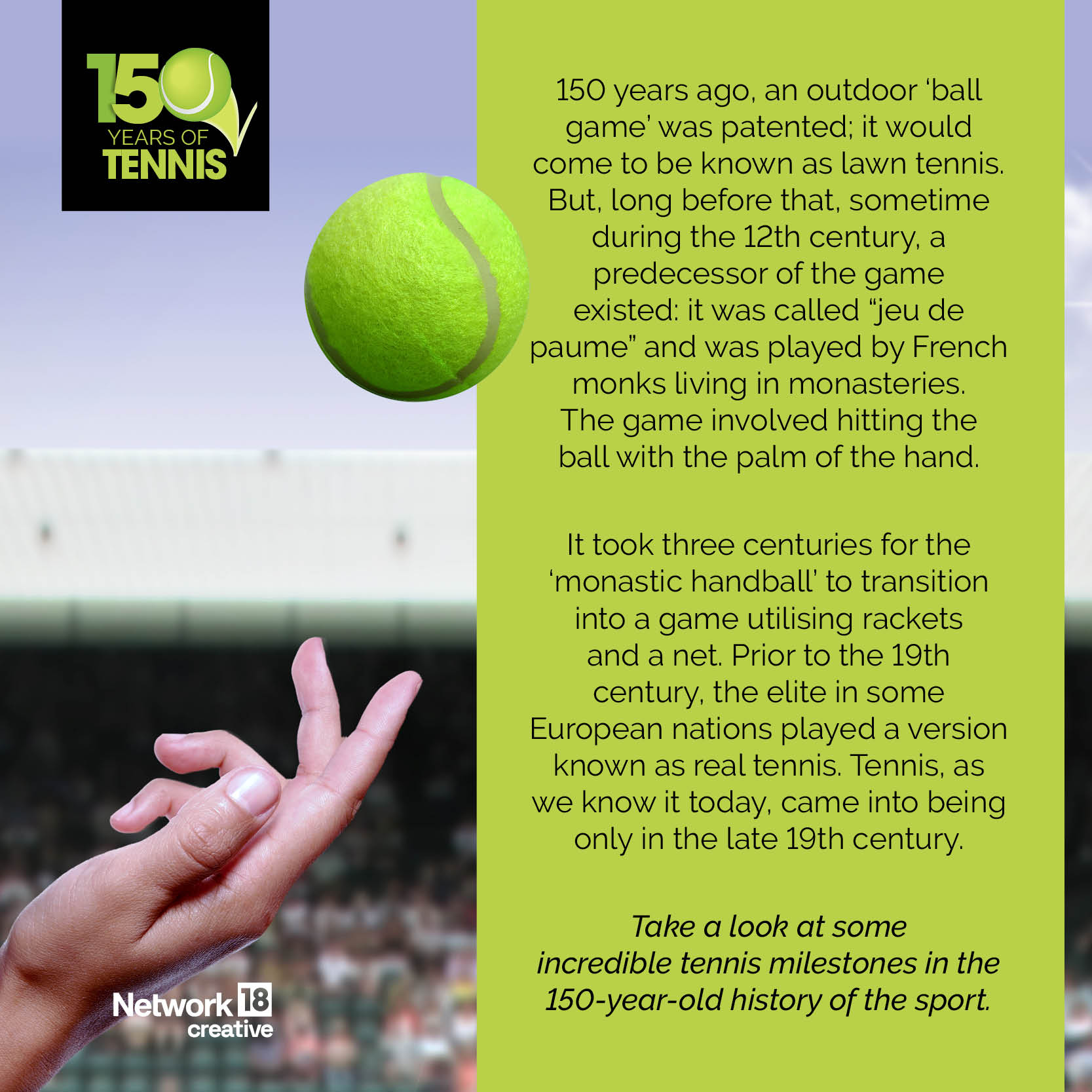 15 Milestones in 150 Years of Tennis