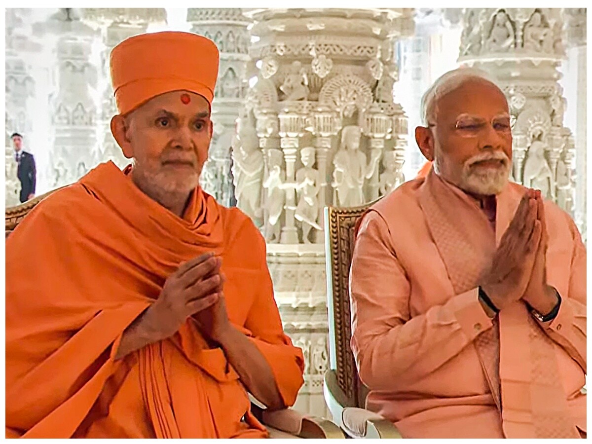 PM Modi Inaugurates BAPS Mandir In Abu Dhabi | See Pics