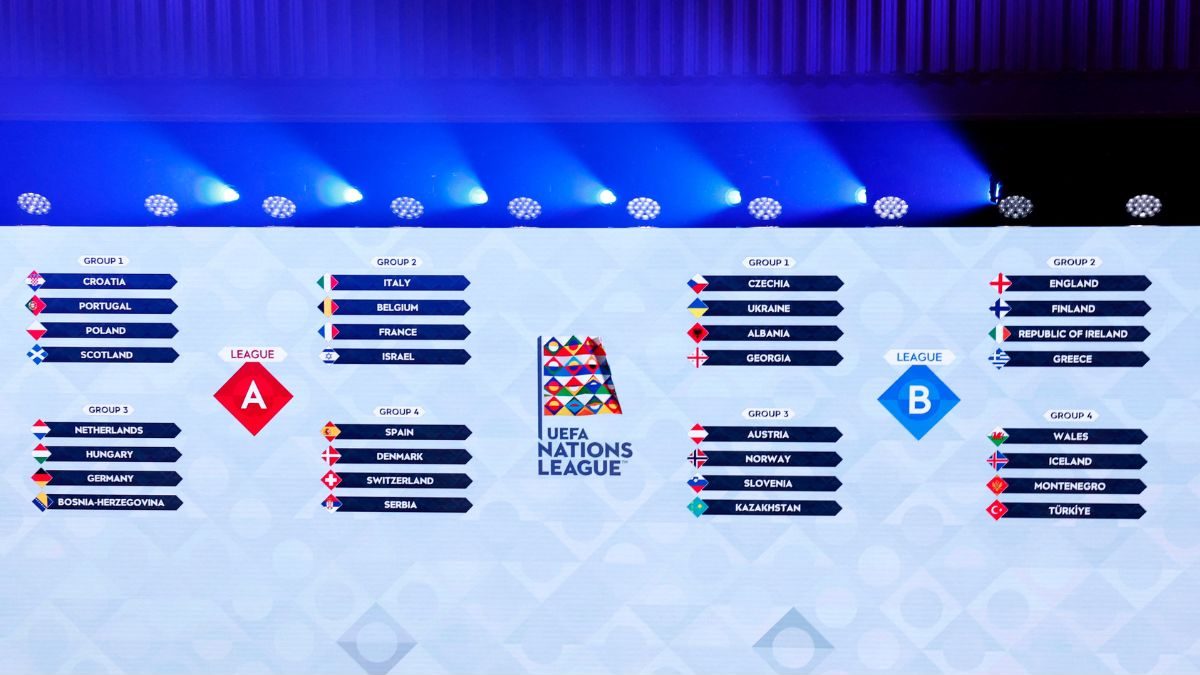 UEFA Nations League Draw: France Grouped With Italy and Belgium ...