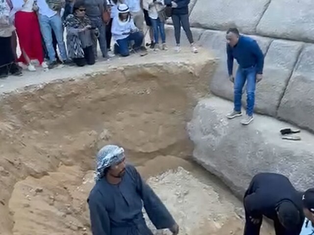 Giza Pyramid Renovation Sparks Outrage In Egypt, Video Inside - News18