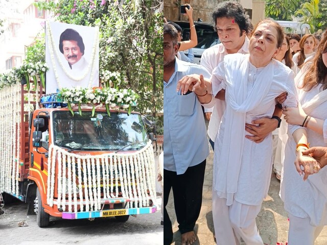 Pankaj Udhas' Wife Cries Inconsolably At Late Singer's Funeral ...