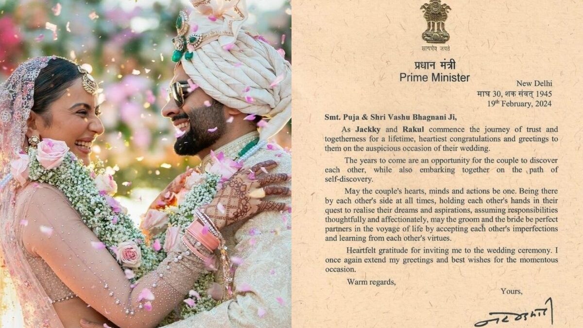 Rakul Preet Singh, Jackky Bhagnani Get 'Greetings and Wishes' From PM ...