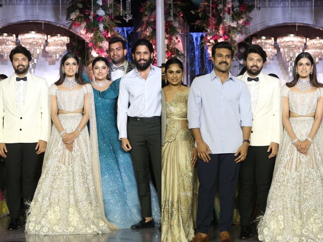 Ram Charan, Naga Chaitanya, Shankar Among Others Pose At Ashish Reddy ...