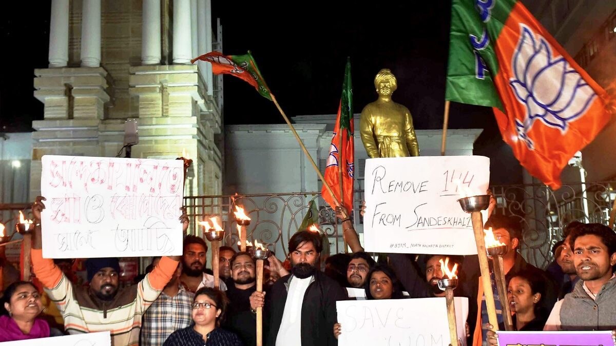 As Sandeshkhali Simmers, Aide Of Absconding Trinamool Strongman ...