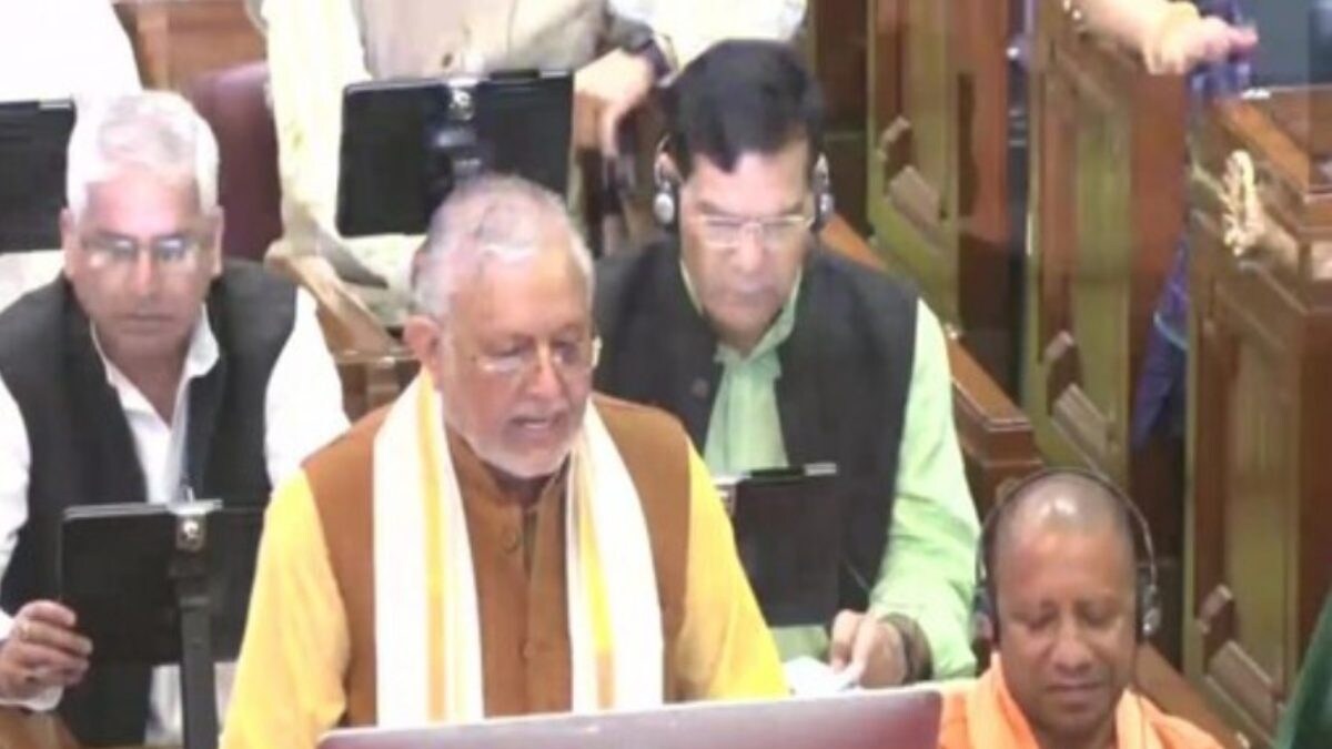 Uttar Pradesh Finance Minister Presents Rs 7 36 Lakh Crore Budget Rs