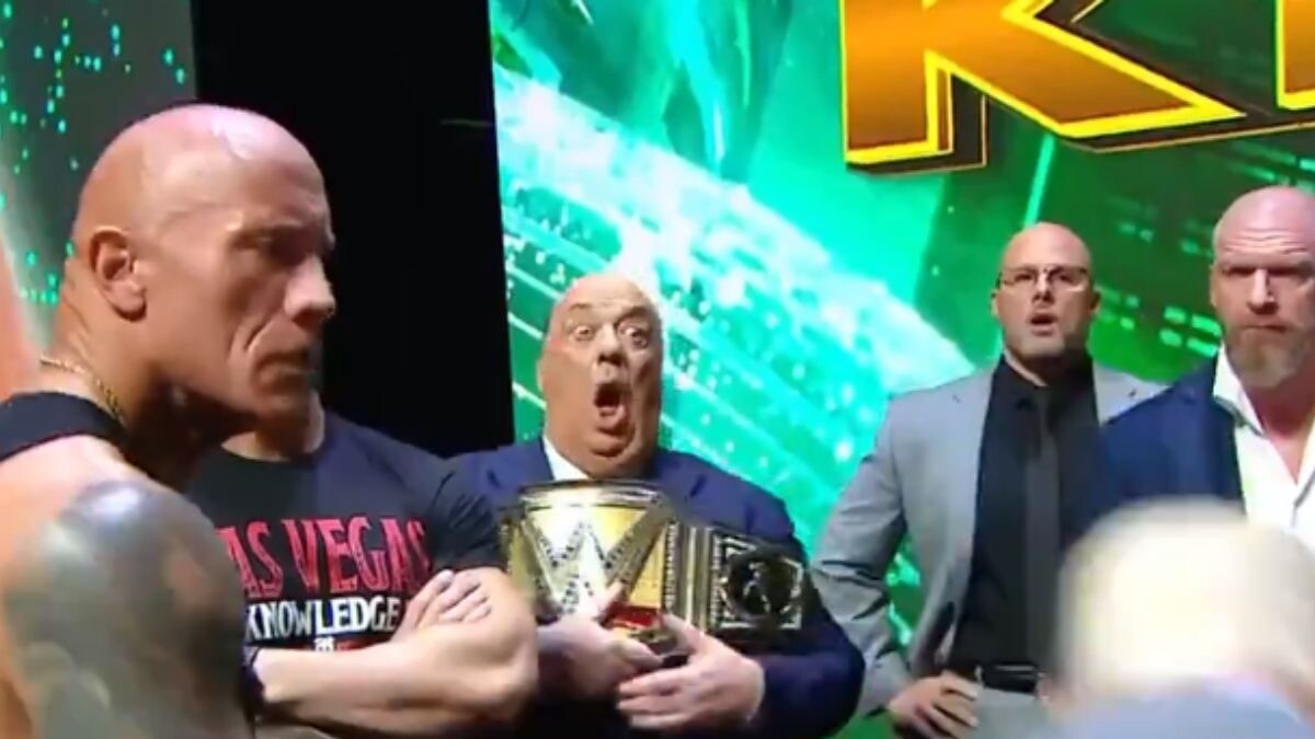 WATCH: The Rock Slaps Cody Rhodes After Announcing His Decision to Take ...