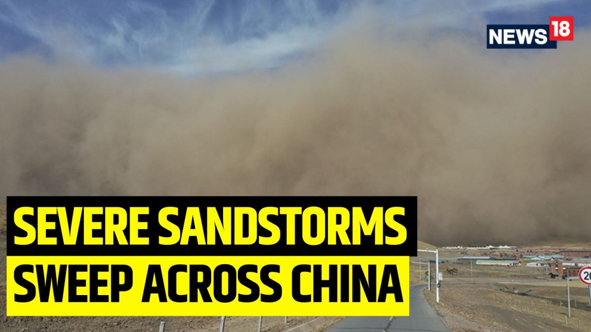 Severe sandstorms, coupled with heavy snowfall, blanketed Chinas ...