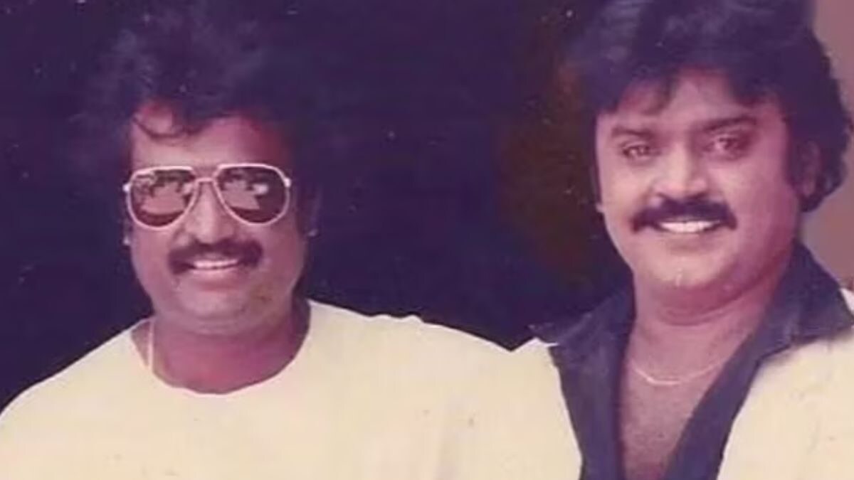 When Rajinikanth And Vijayakanth Appeared Together In Manathil Uruthi ...