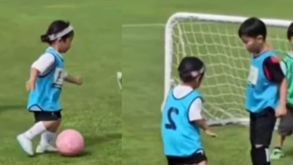 Watch: Little Girl's Skill To Score Goals Without Breaking A Sweat ...