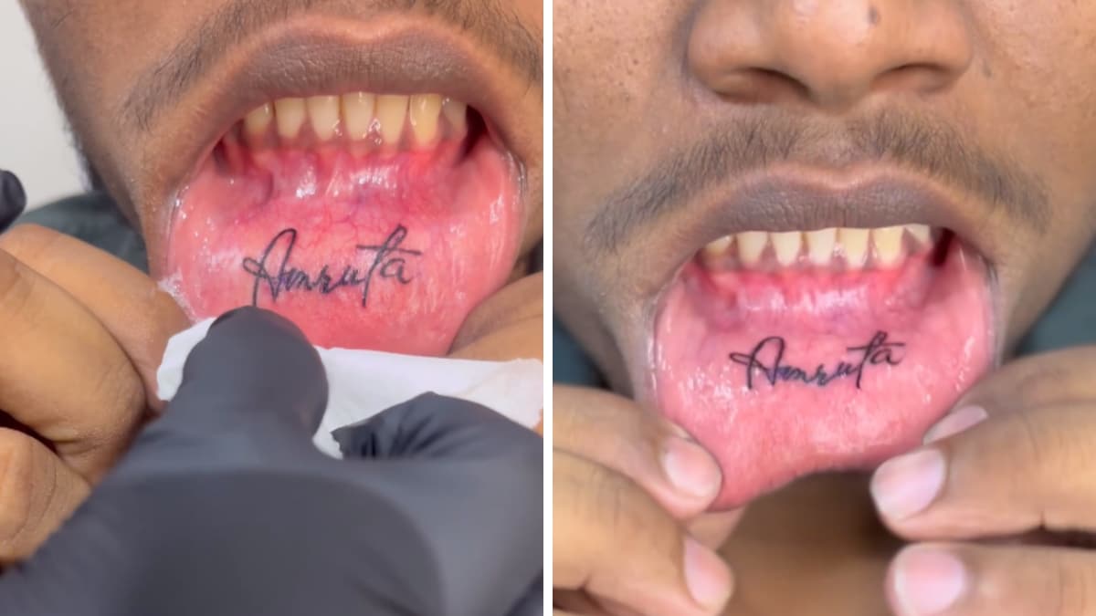 Love Knows No Boundaries And This Video Of Man Getting Tattoo Inside ...