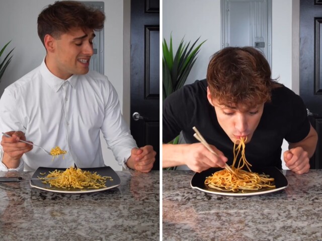 Man Shows How People Eat Spaghetti In Different Countries And It Is ...