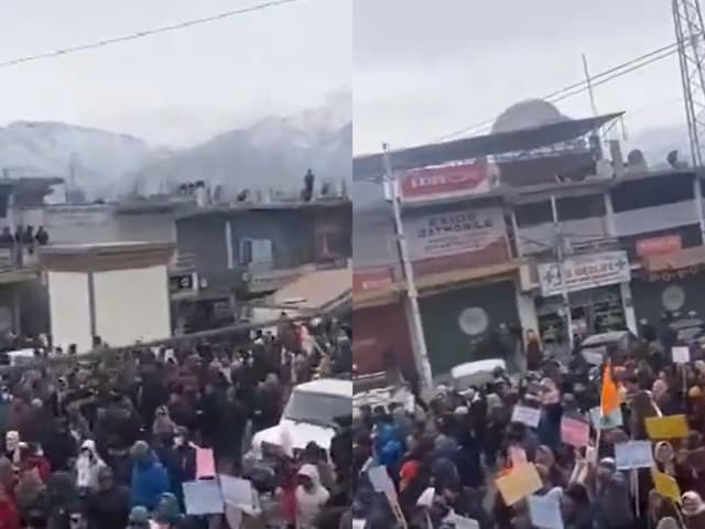 Massive Protests in Leh Demand Ladakh Statehood and Constitutional ...