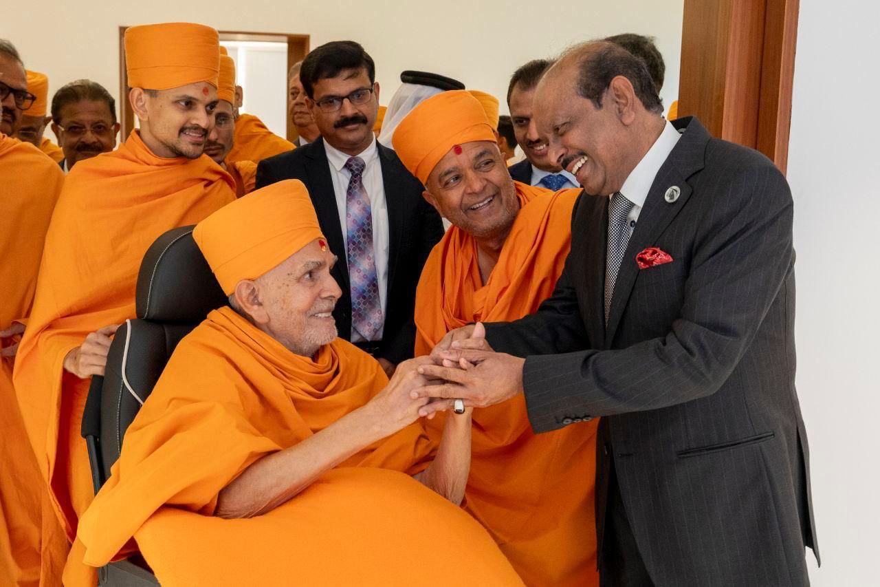 UAE’s 1st Hindu Temple: BAPS Spiritual Leader in Abu Dhabi Ahead of Feb ...
