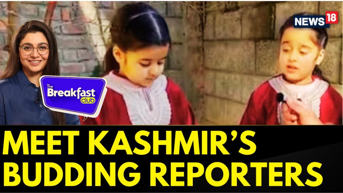 Meet Kashmirs budding reporters! Little twin sisters, Zainab and Zeba, Emerging Youngest ...